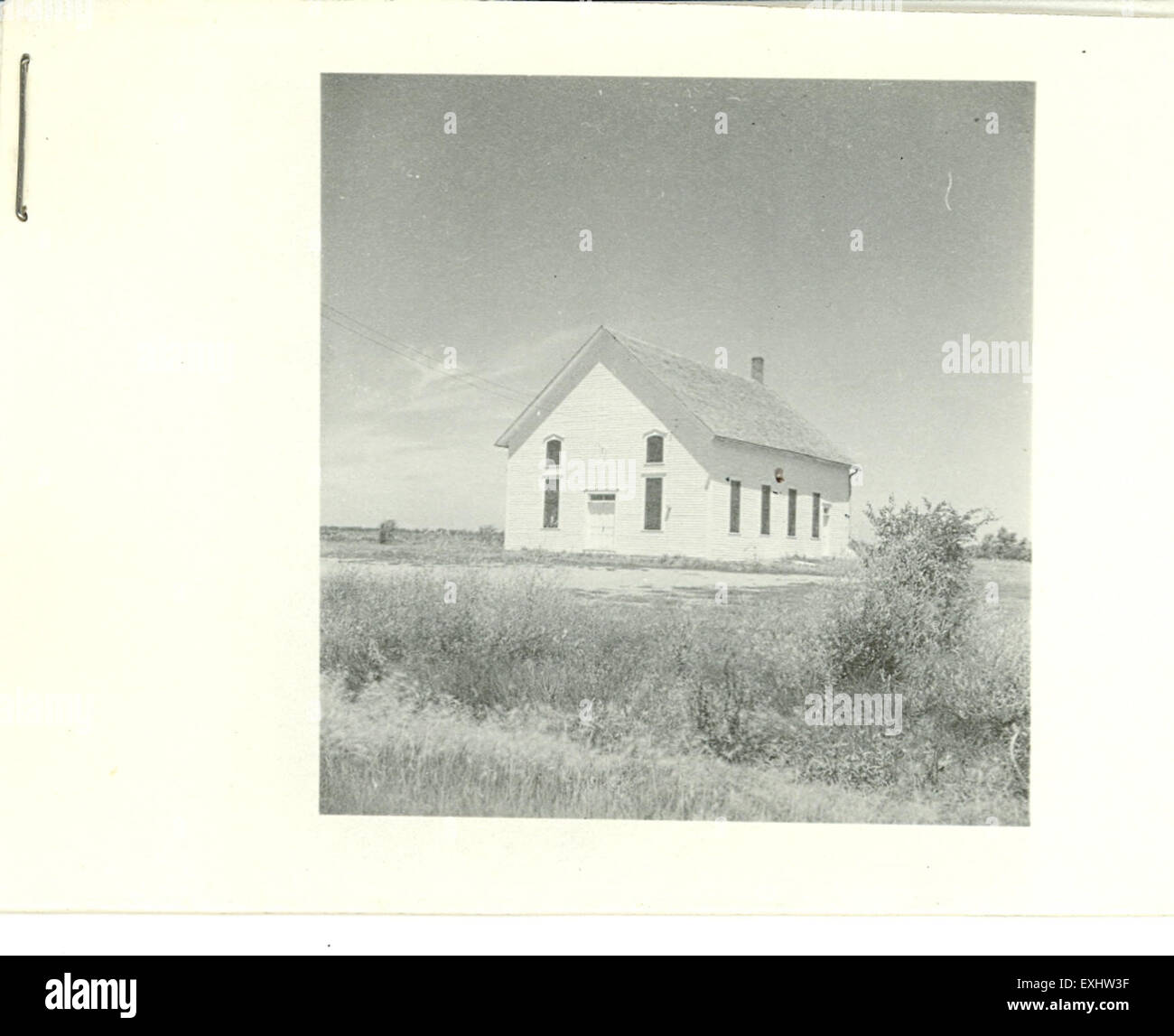 A photograph of the Wood River Mennonite Church, capturing the ...