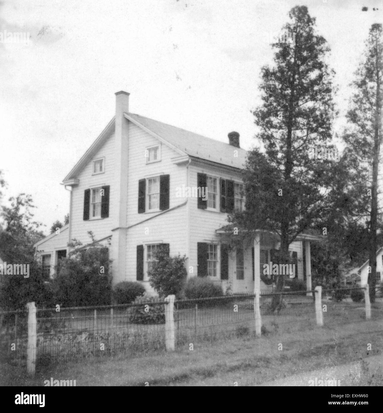 A photograph of an Amish home in Belleville, Pennsylvania, capturing ...
