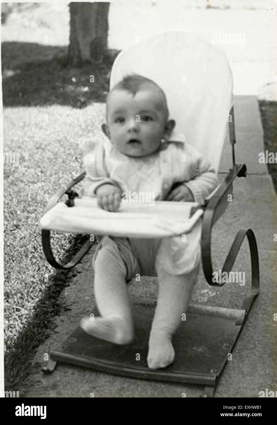 A historical photograph of Baby Gene Stoltzfus taken in 1941, capturing ...