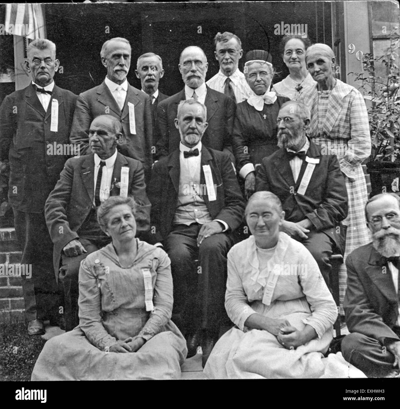 This photograph captures the 1917 General Conference Mennonite Church ...
