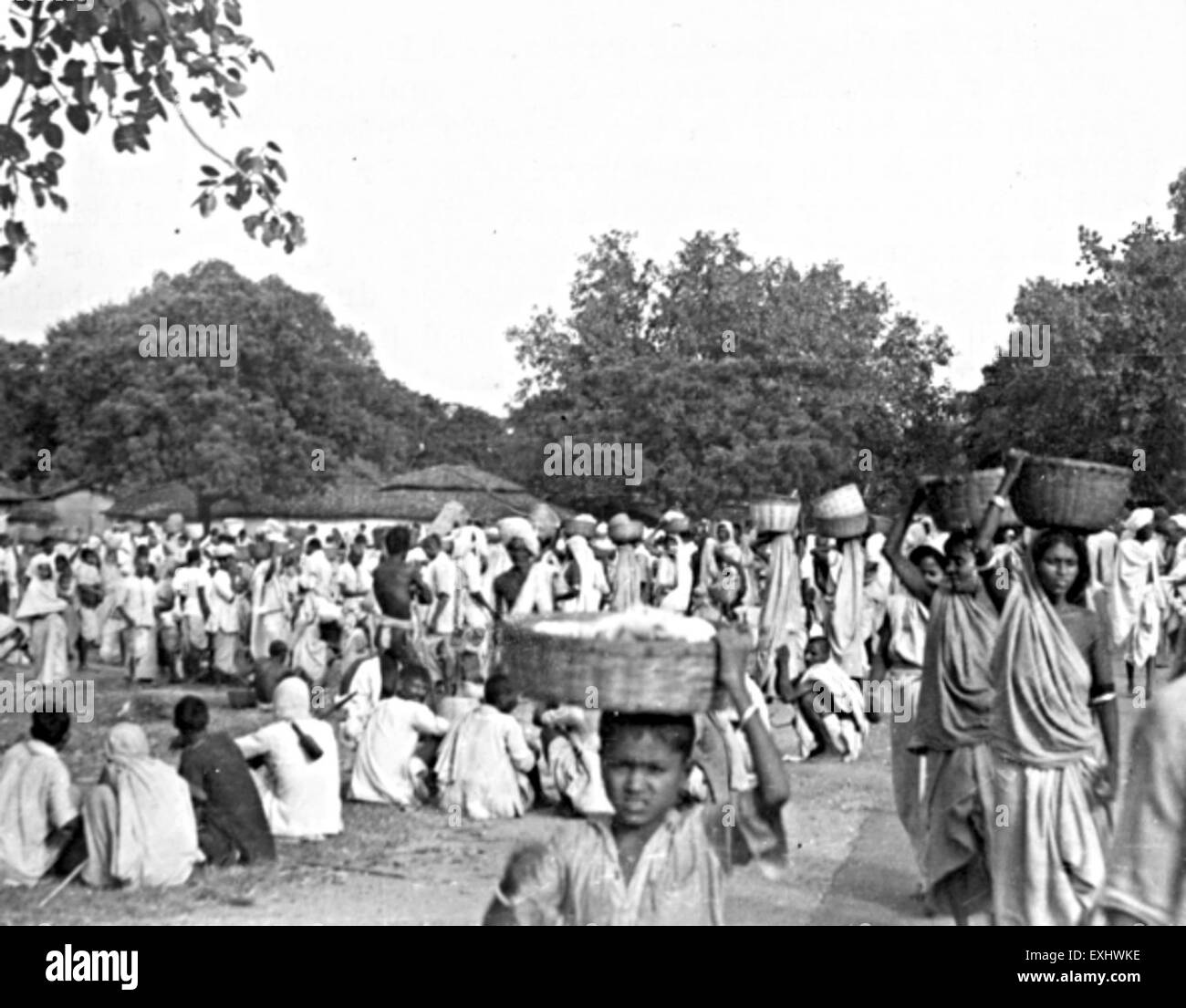 Bazaar scene, India, 1950 1 Stock Photo - Alamy