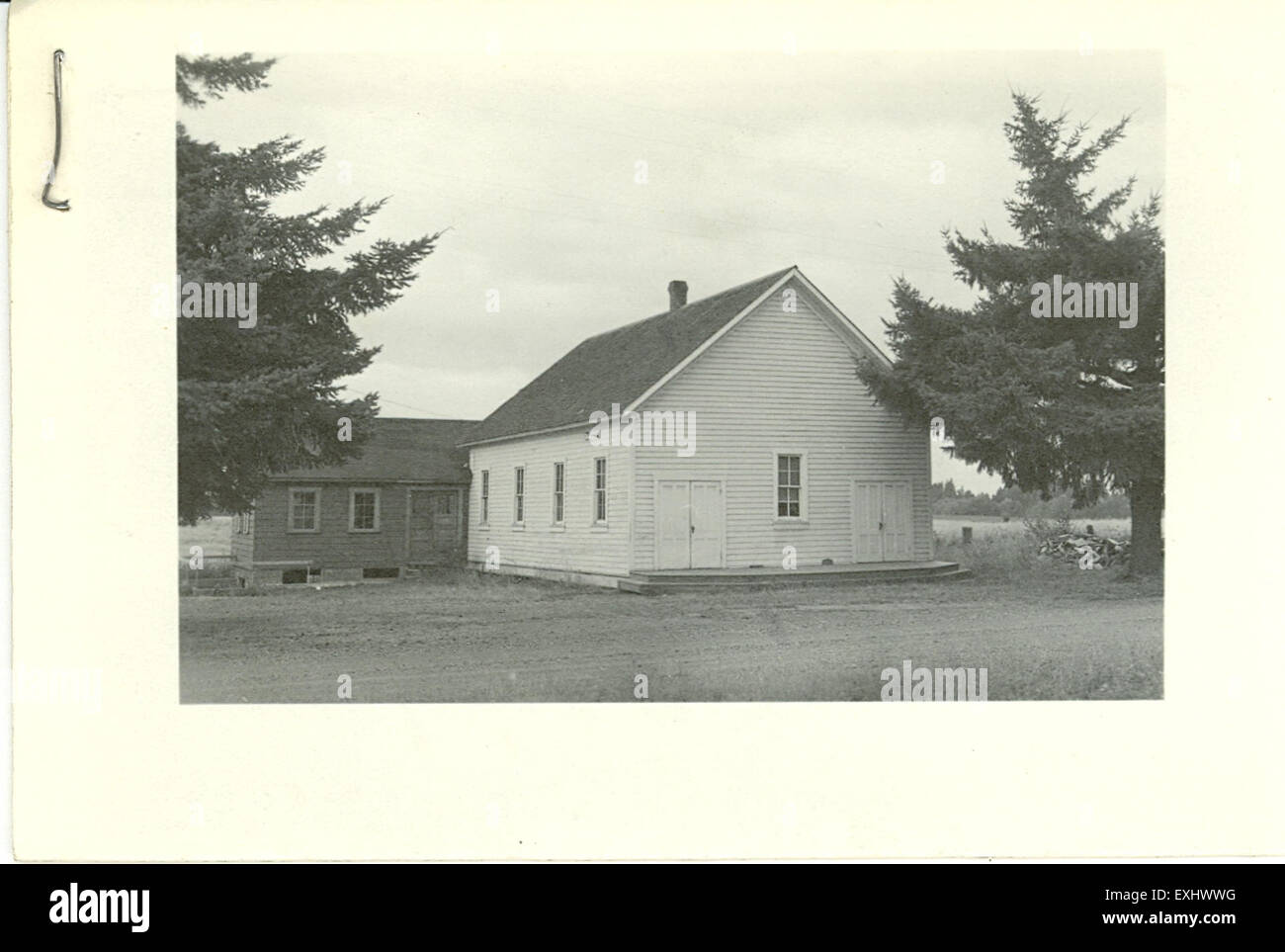 The photograph captures the exterior of the Bethel Mennonite Church ...