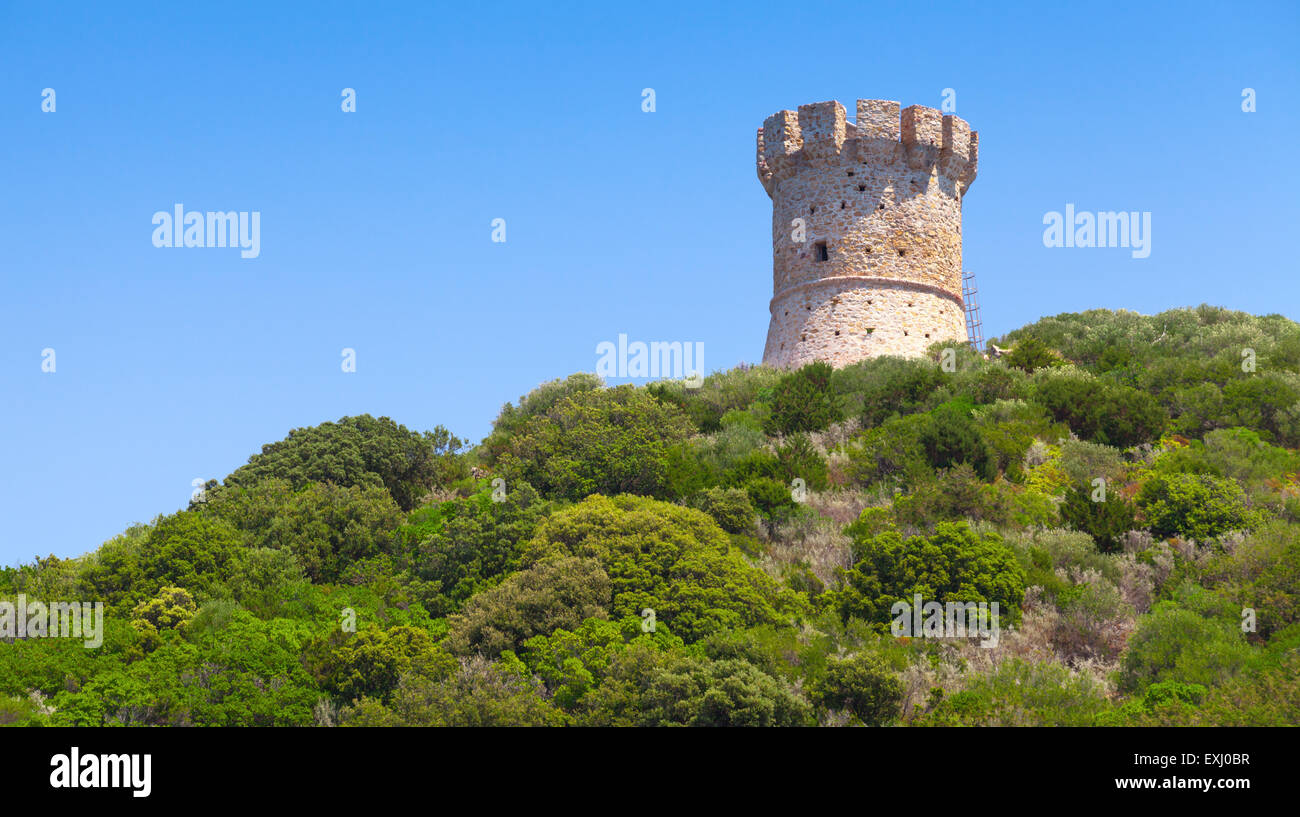 Genoese tower, corsica hi-res stock photography and images - Alamy