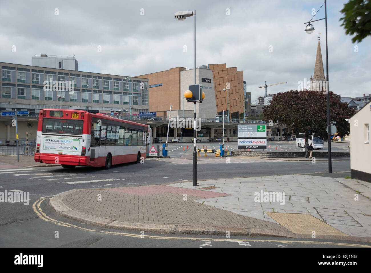 Bretonside Bus and Coach Station Plymouth Stock Photo - Alamy
