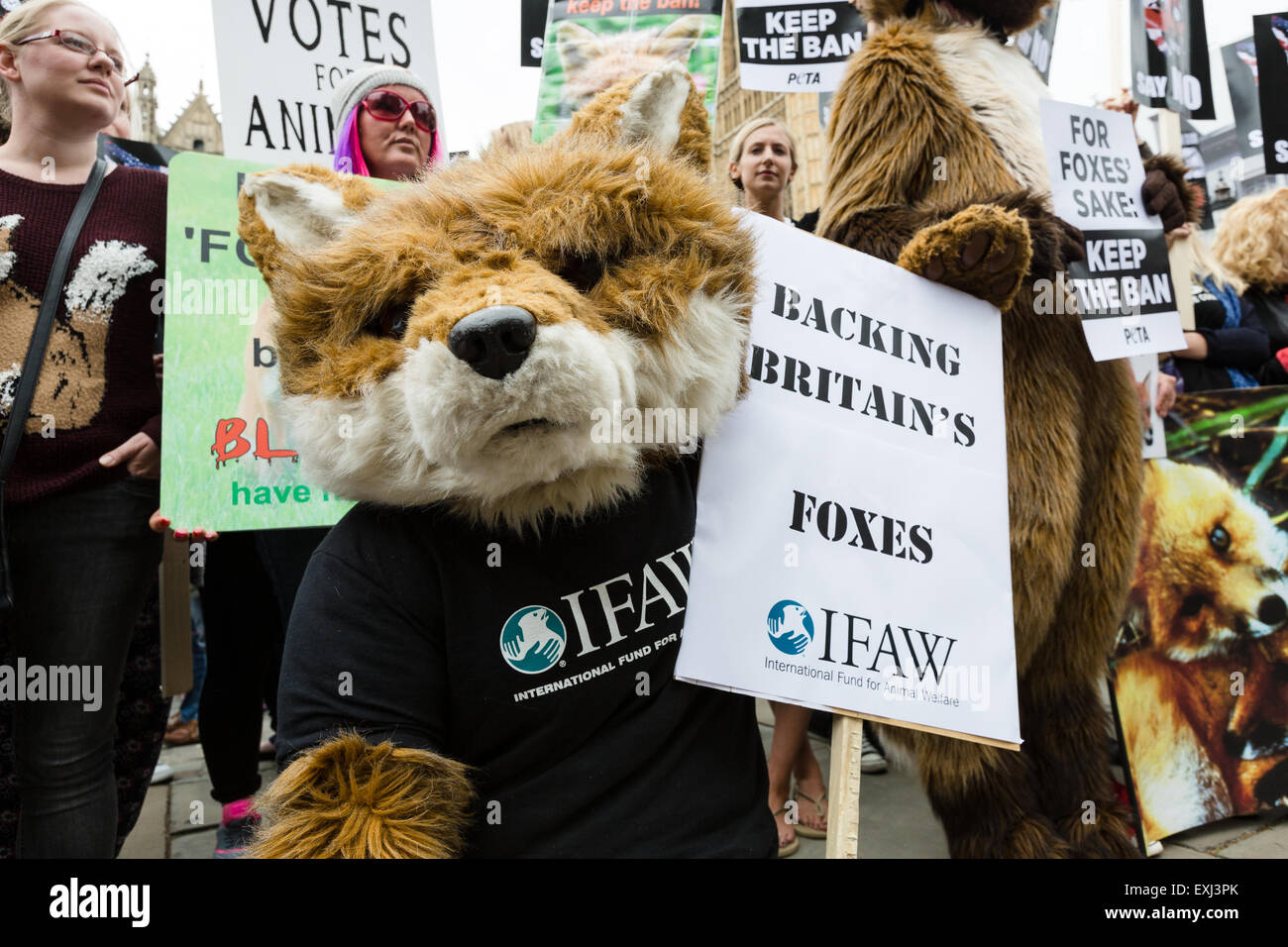London, UK. 14th July 2015. Demonstrators take part in a rally to ...