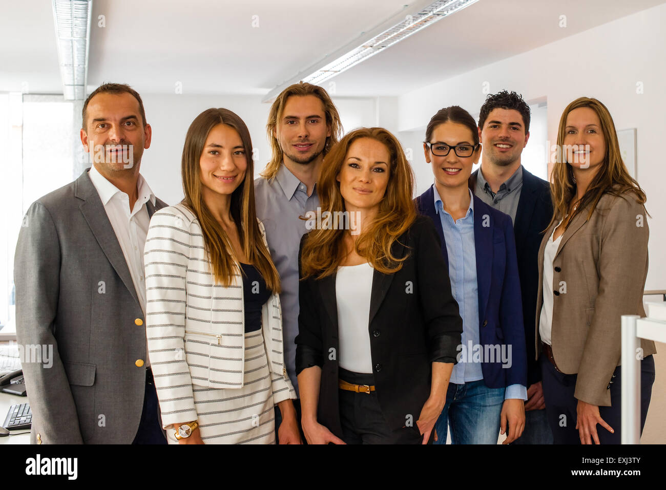 Portrait Of Business Team Stock Photo - Alamy