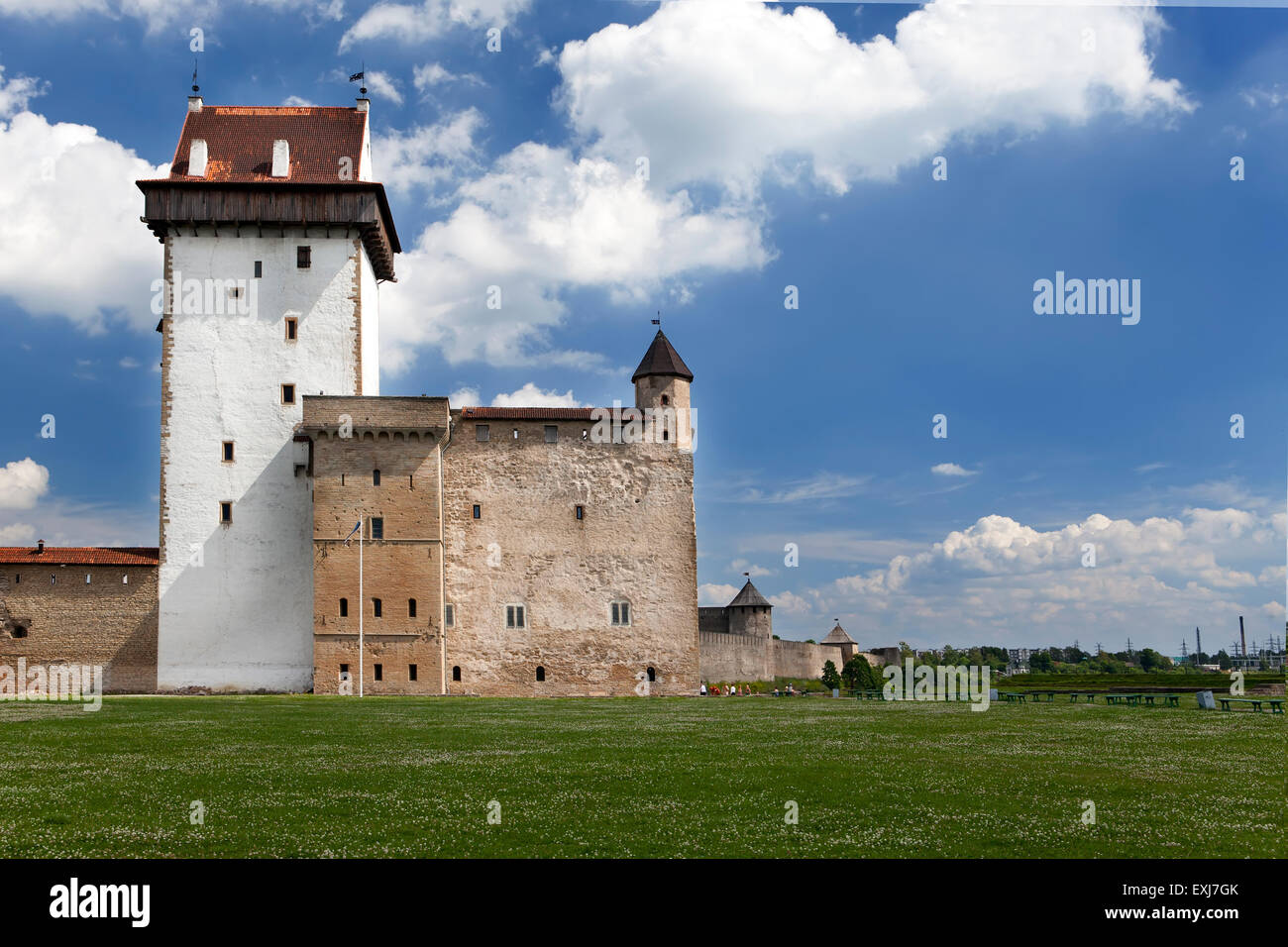 Estonia narva ancient fortress bastion hi-res stock photography and ...