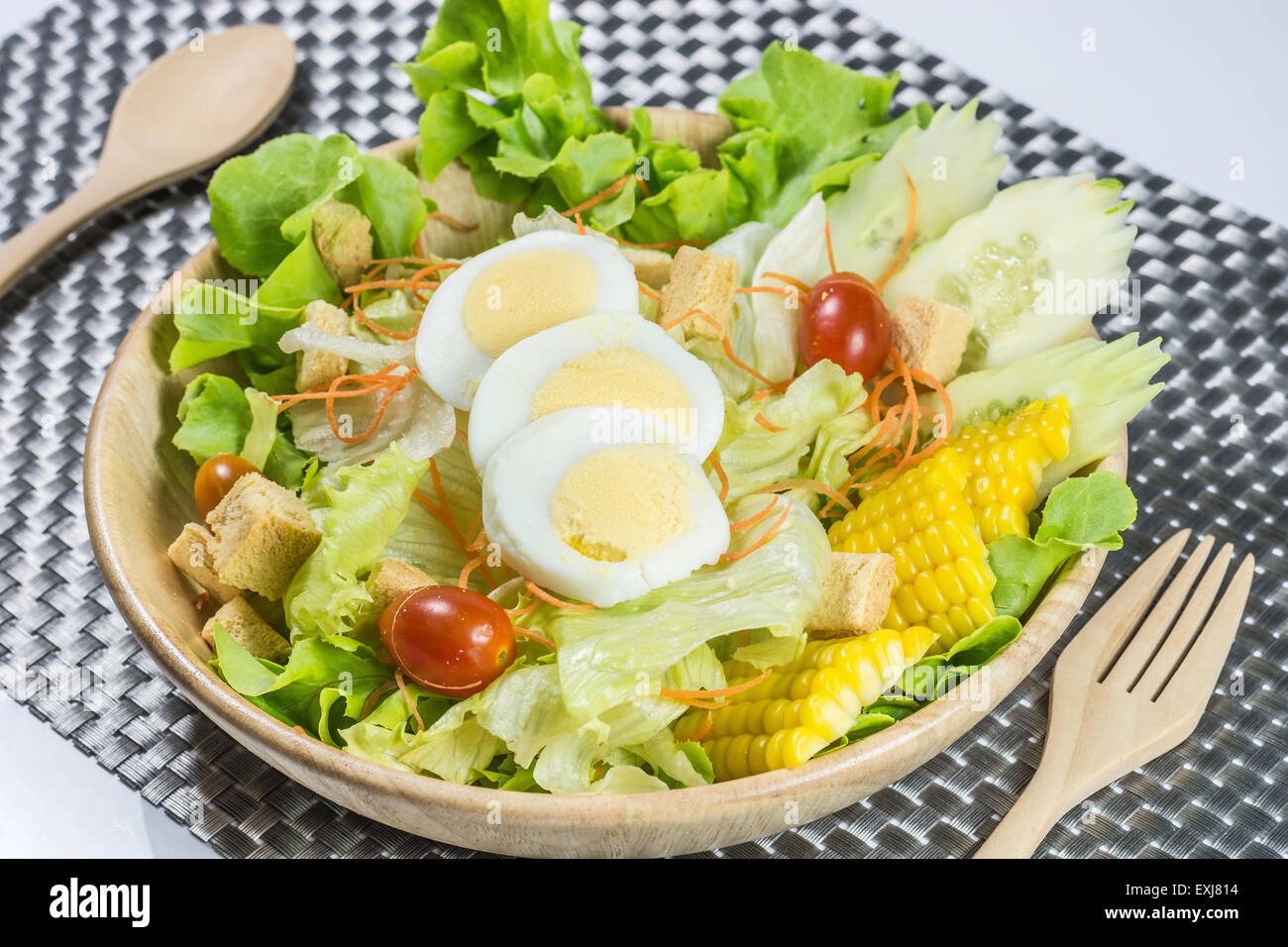 fresh vegetable salad, close-up Stock Photo - Alamy