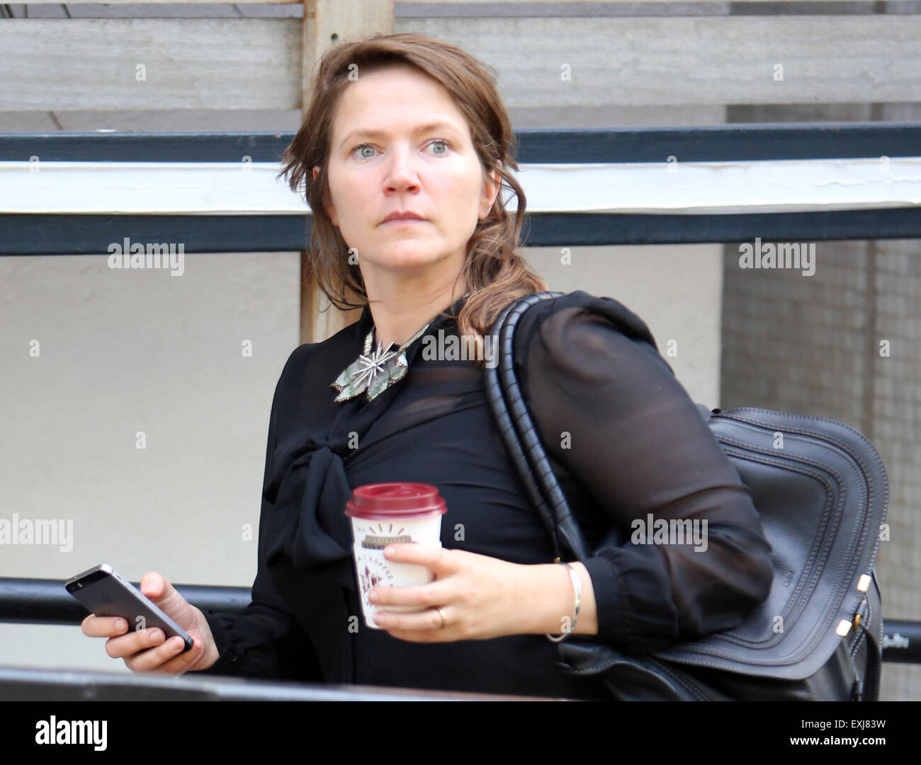Jessica Hynes outside ITV Studios Featuring: Jessica Hynes Where ...