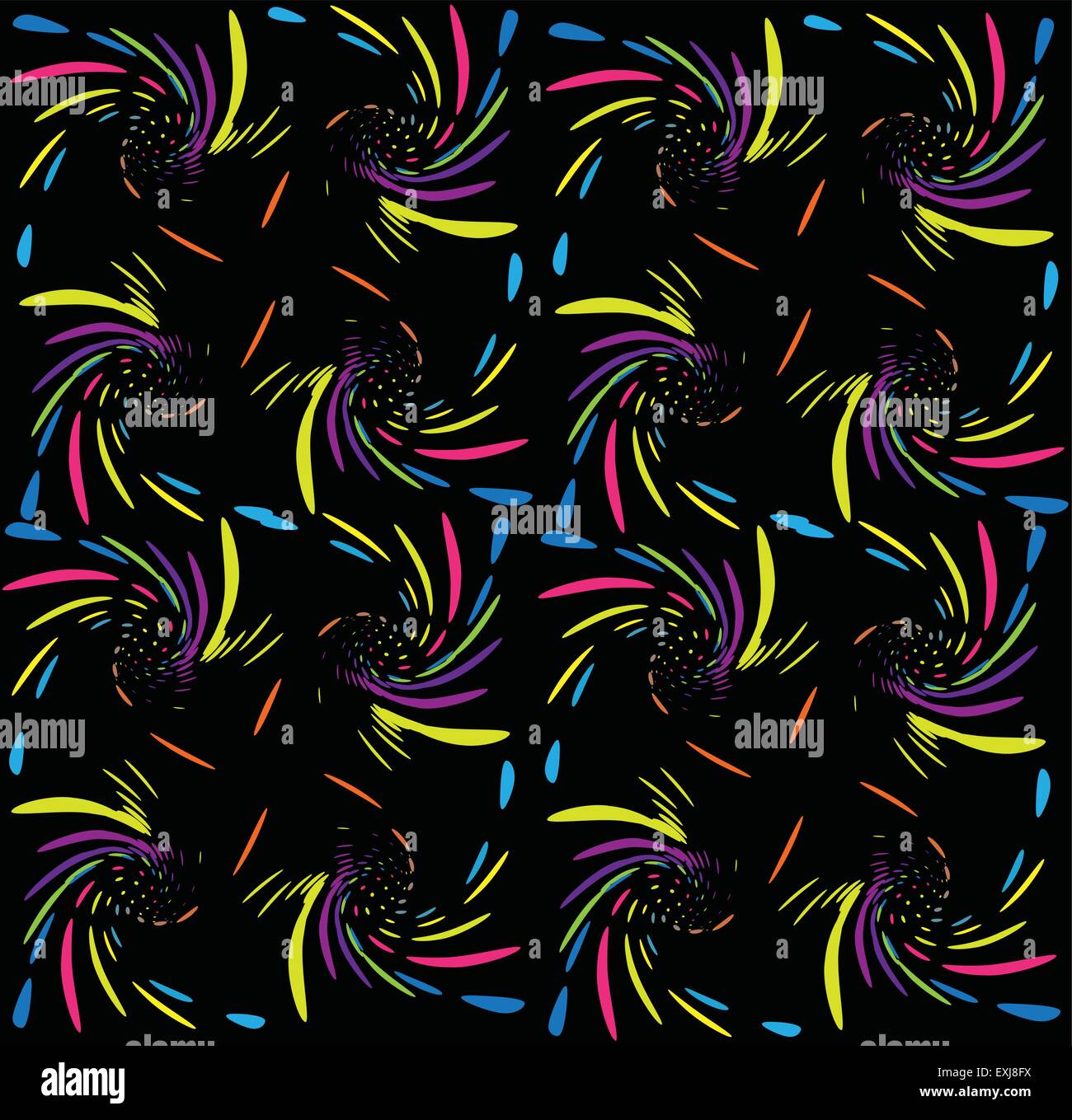 Rainbow spiral pattern Stock Vector Image & Art - Alamy