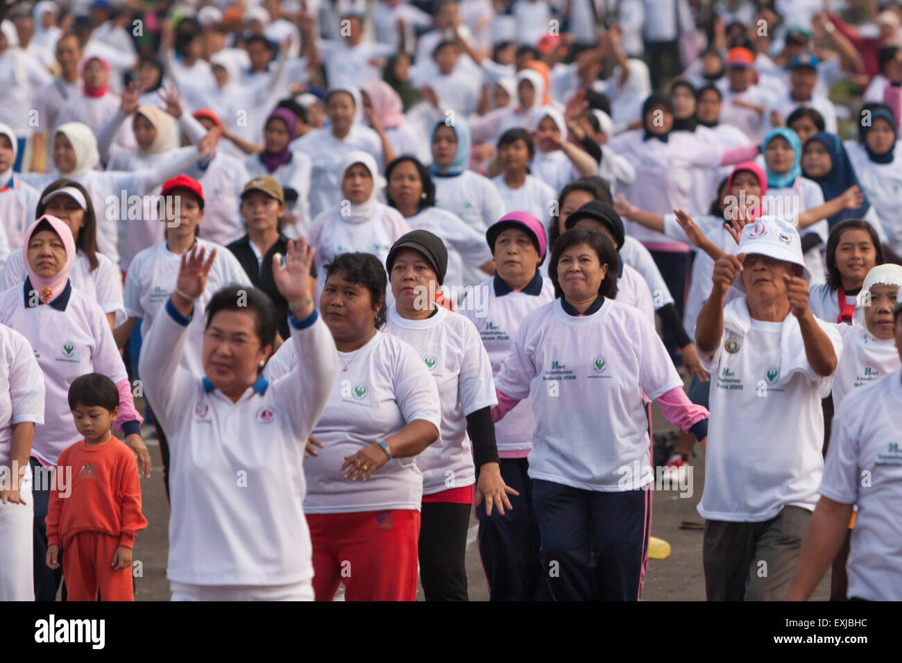 Mass gymnastics asia hi-res stock photography and images - Alamy