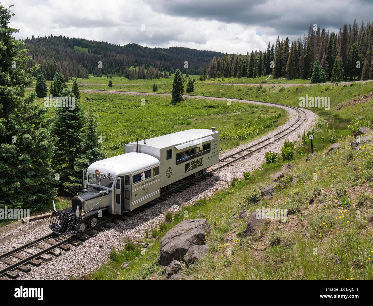 Galloping Goose #5 at Tanglefoot Curve, Cumbres & Toltec Scenic ...