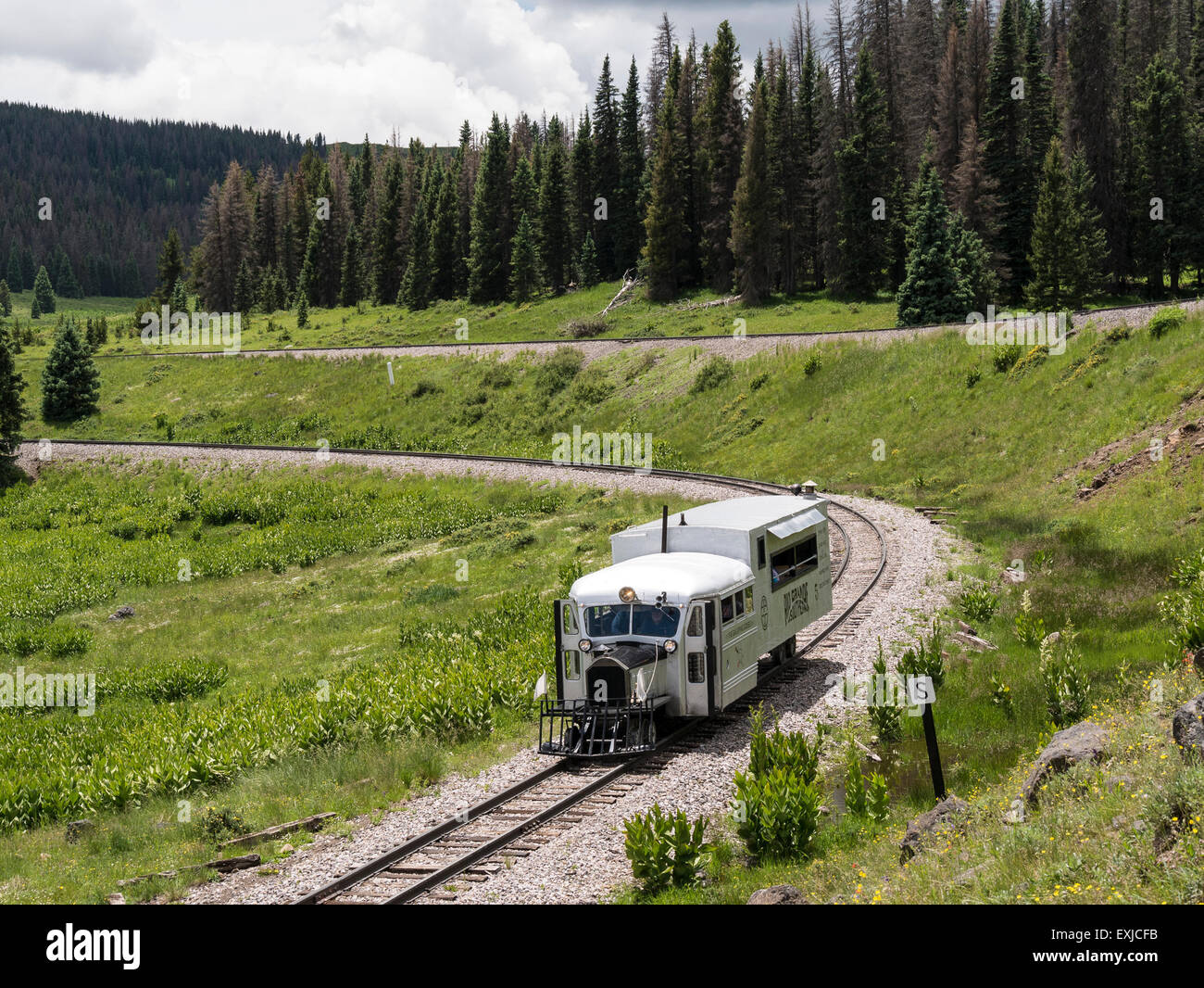 Galloping Goose #5 at Tanglefoot Curve, Cumbres & Toltec Scenic ...