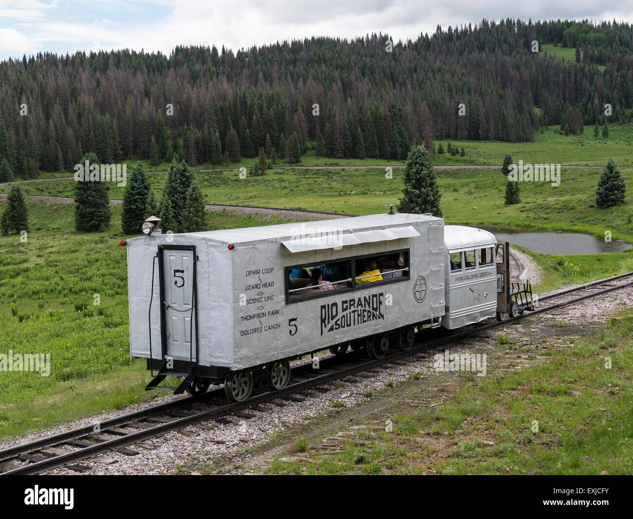 Galloping Goose #5 at Tanglefoot Curve, Cumbres & Toltec Scenic ...
