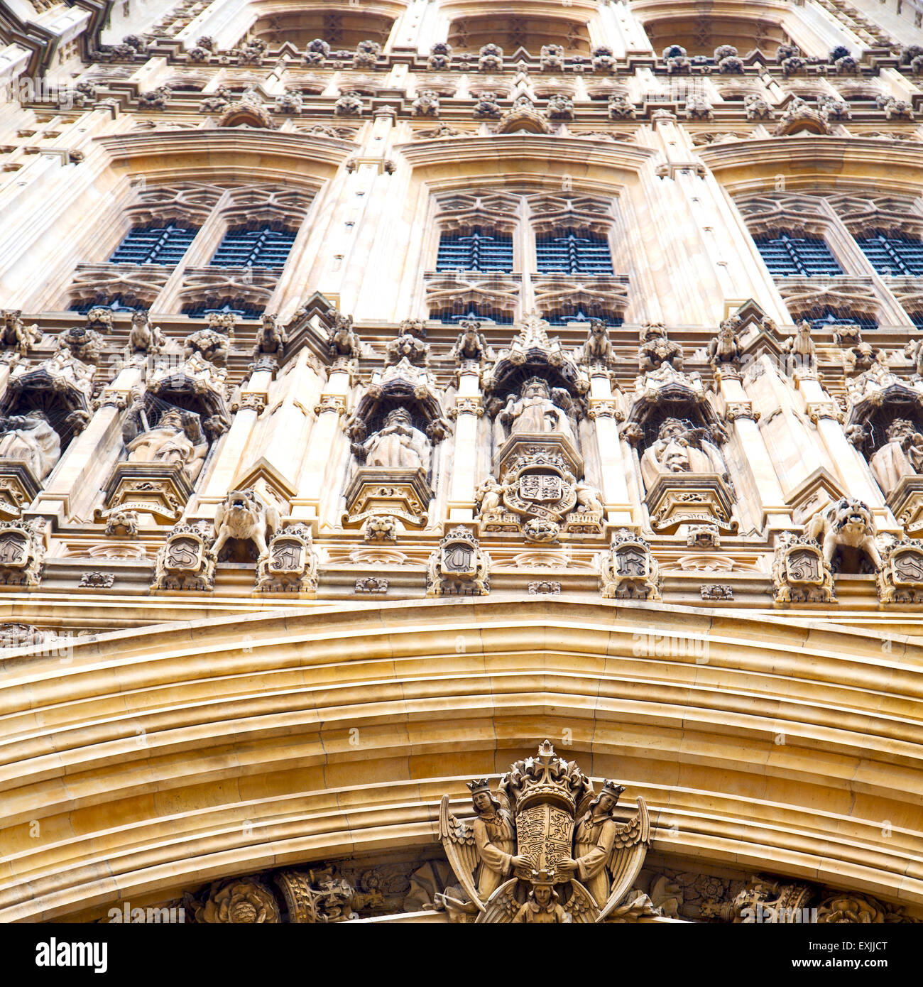 old architecture in england london europe wall and history Stock Photo ...