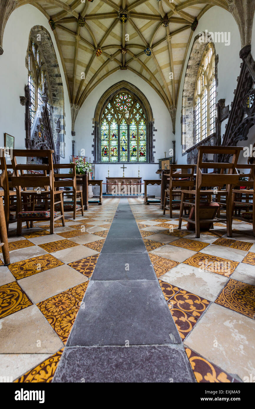 St Davids Cathedral Interior Stock Photos & St Davids Cathedral ...