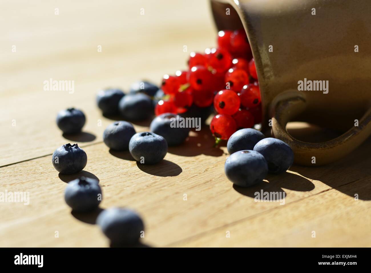 Blueberries and currants Stock Photo - Alamy