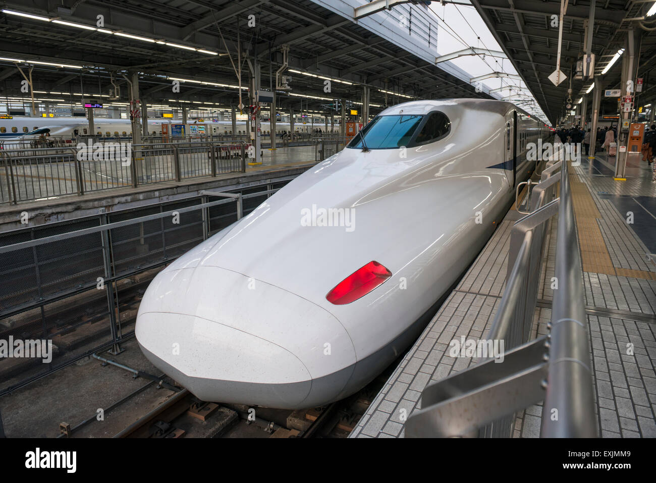 N700 Series Shinkansen Bullet Train at Kyoto Station Stock Photo - Alamy