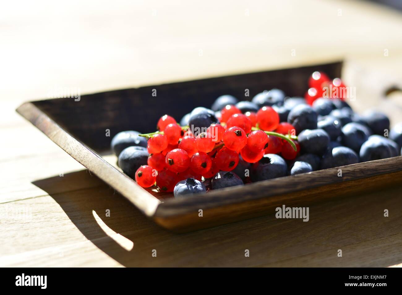 Blueberries and currants Stock Photo - Alamy