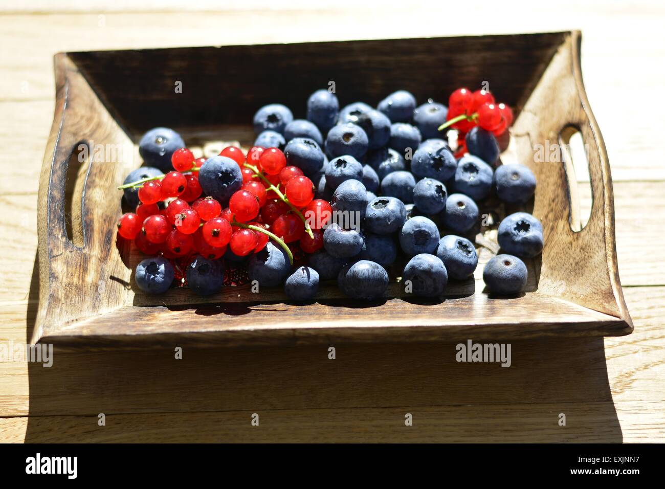 Blueberries and currants Stock Photo - Alamy