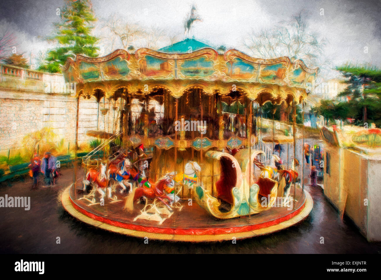 Fairground art artwork hi-res stock photography and images - Alamy