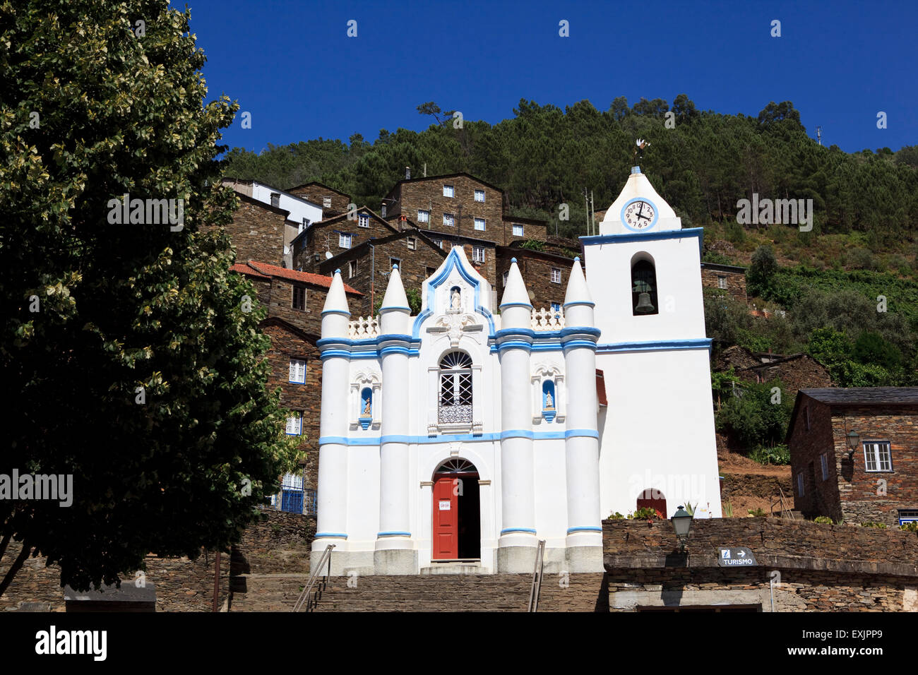 Piodao, Igeja Matriz, Portugal Stock Photo - Alamy