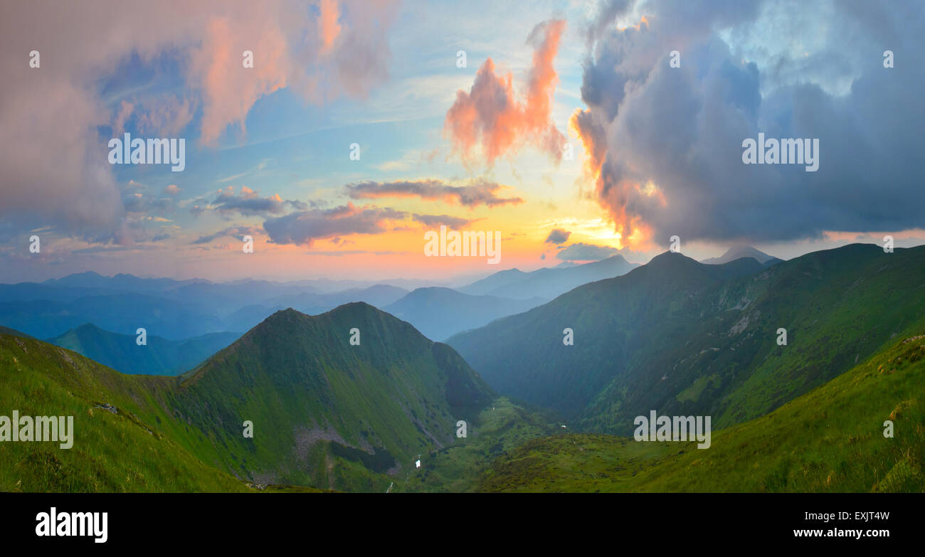 High alpine sunset hi-res stock photography and images - Alamy