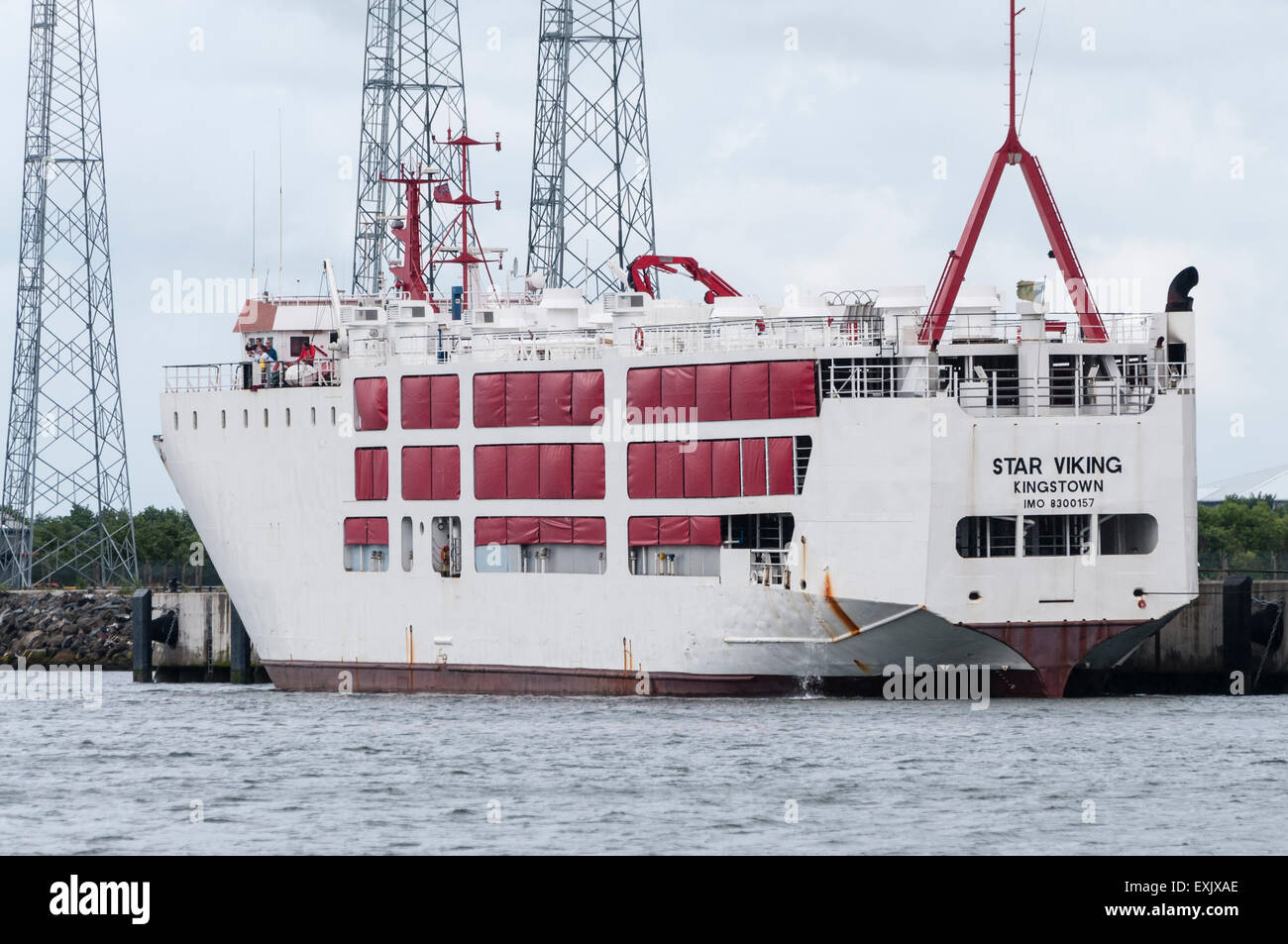 MV Star Viking which is moored in Belfast after being arrested by the ...
