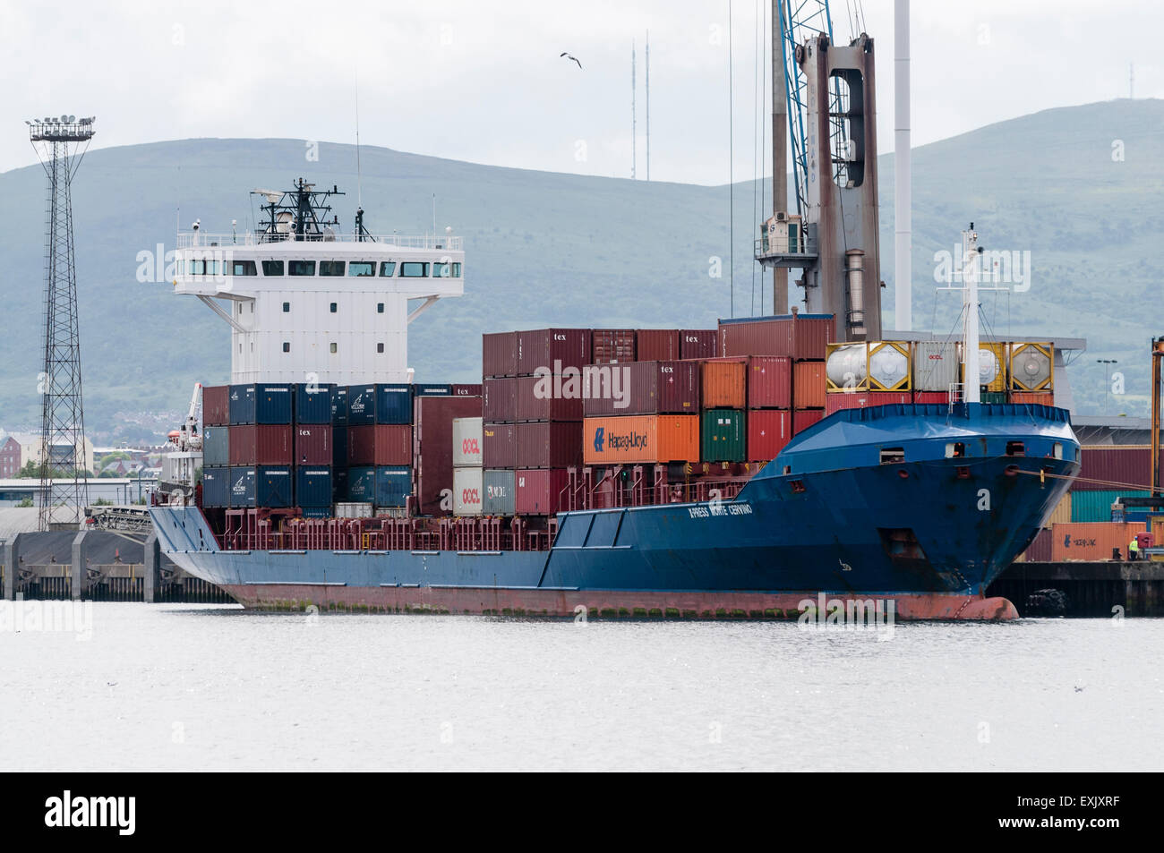 Iso container ship hi-res stock photography and images - Alamy