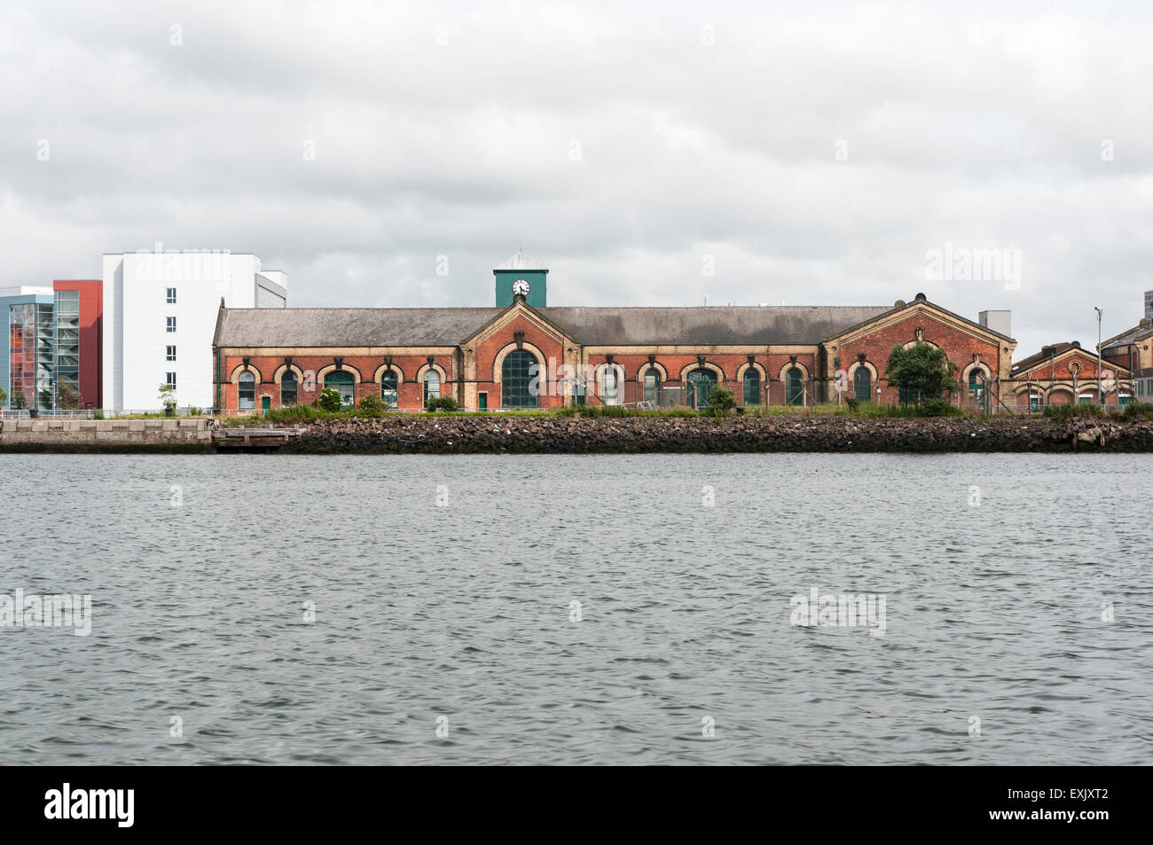 Thompson Pump House, Belfast, built to pump out the world's largest dry ...