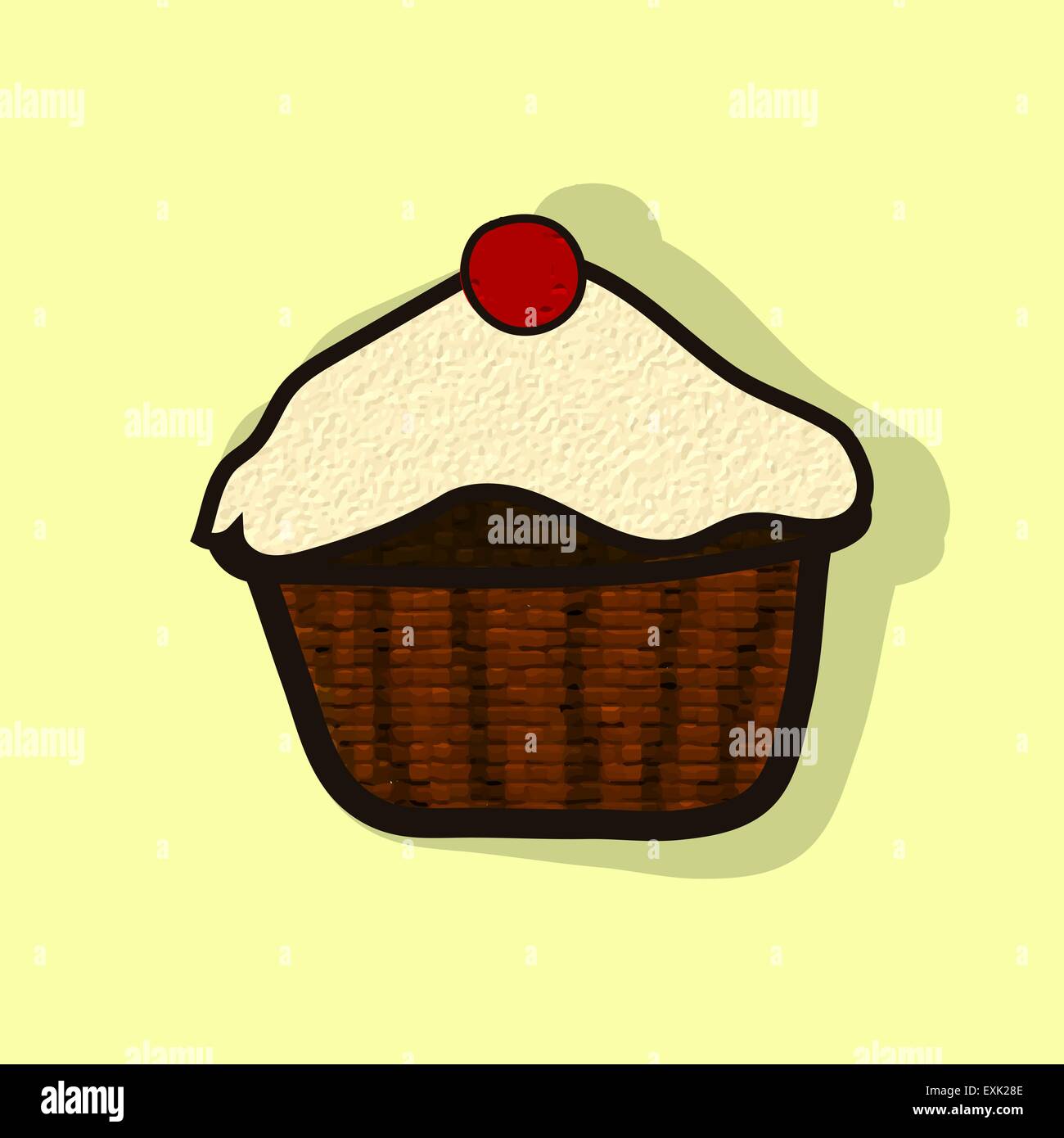 Vintage Cakes Poster. Vector illustration Stock Vector Image & Art - Alamy