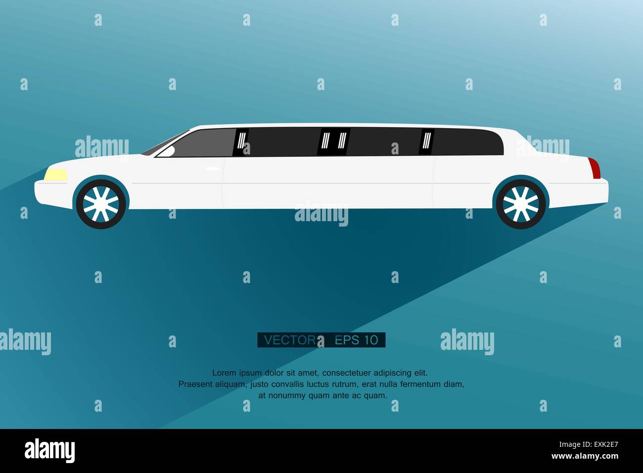 Black stretch limo Stock Vector Images - Alamy