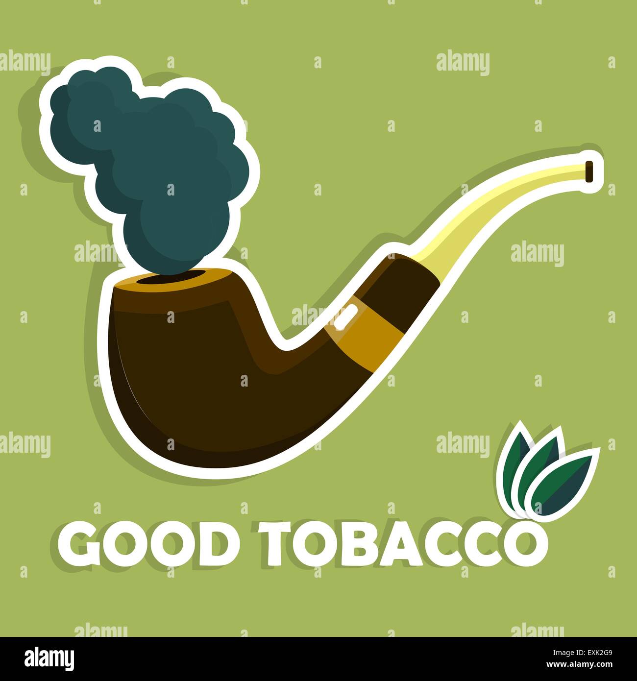 Vector Tobacco Pipe Icon Stock Vector Image & Art - Alamy