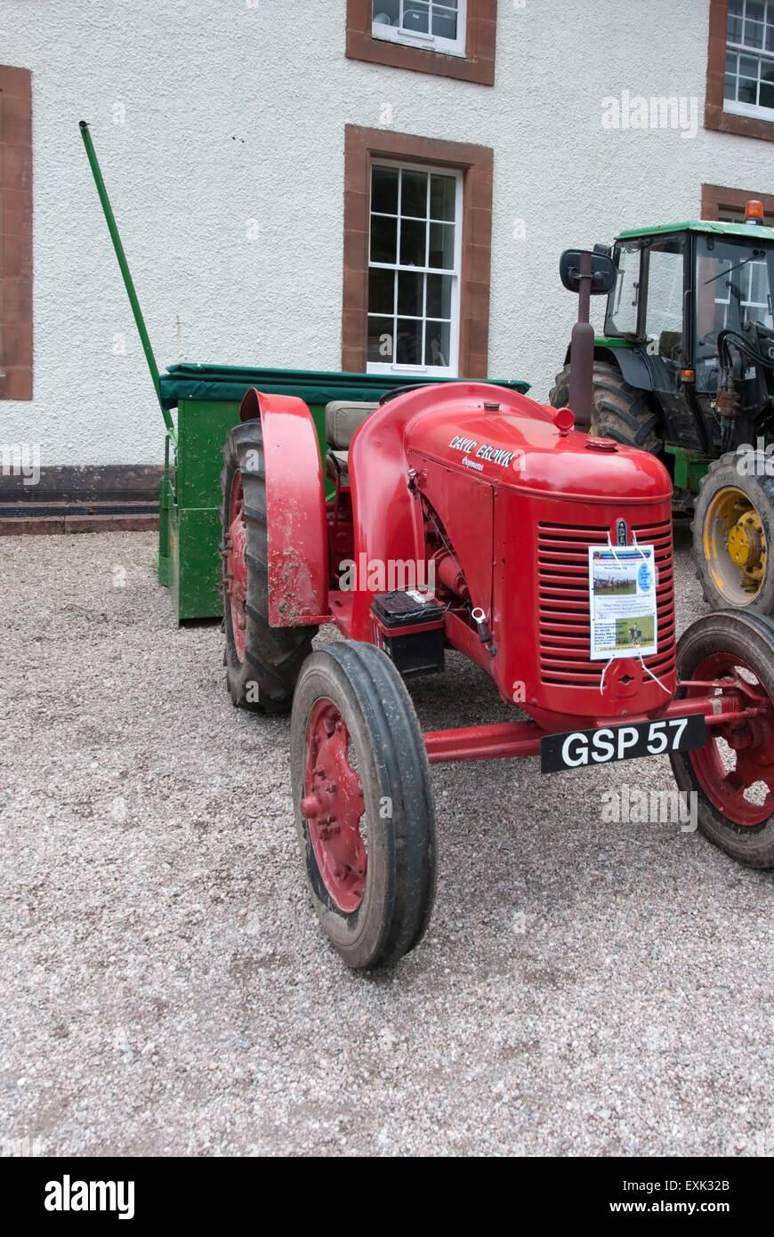 Red david brown tractor hi-res stock photography and images - Alamy