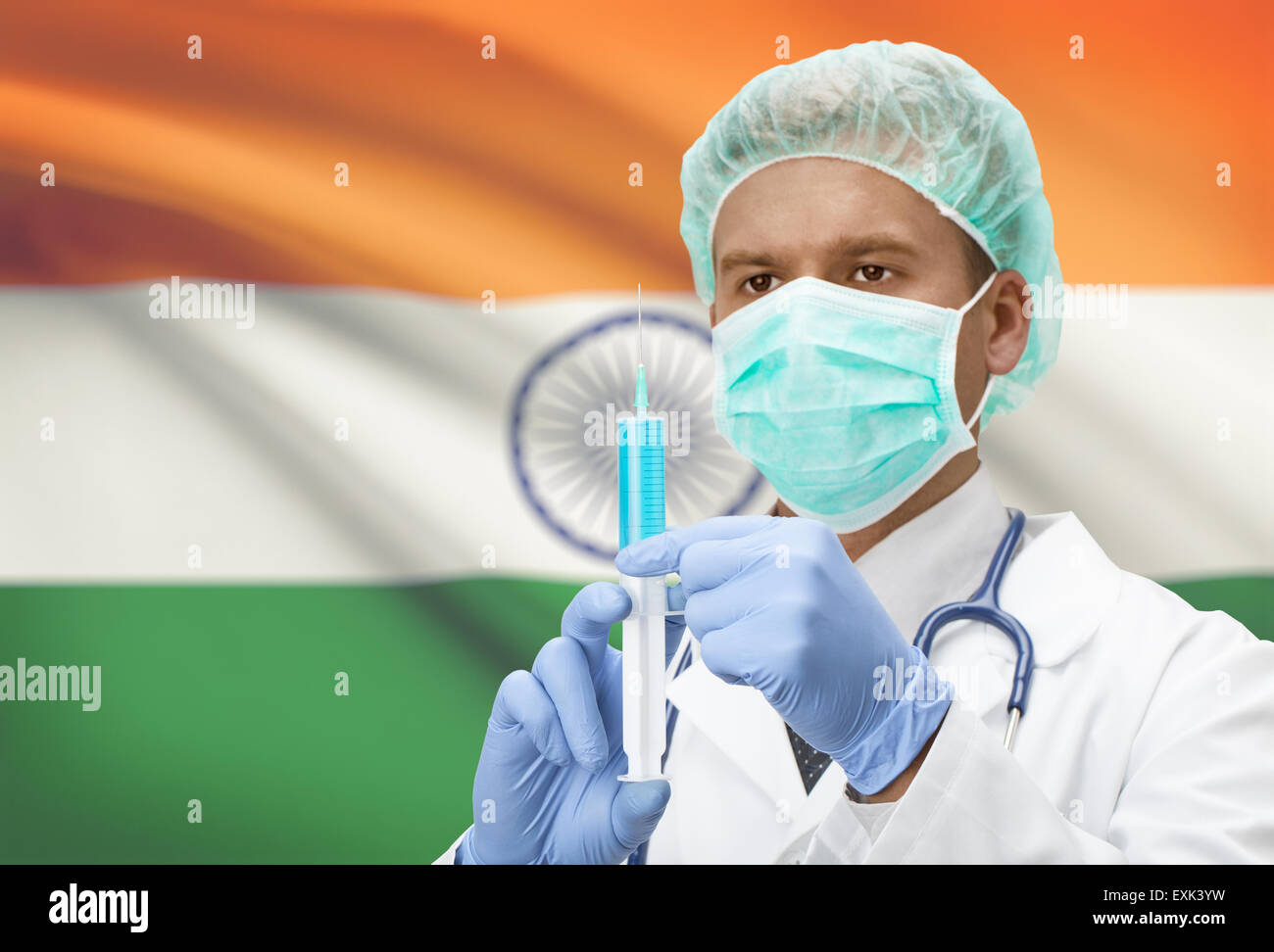 Doctor indian flag hi-res stock photography and images - Alamy