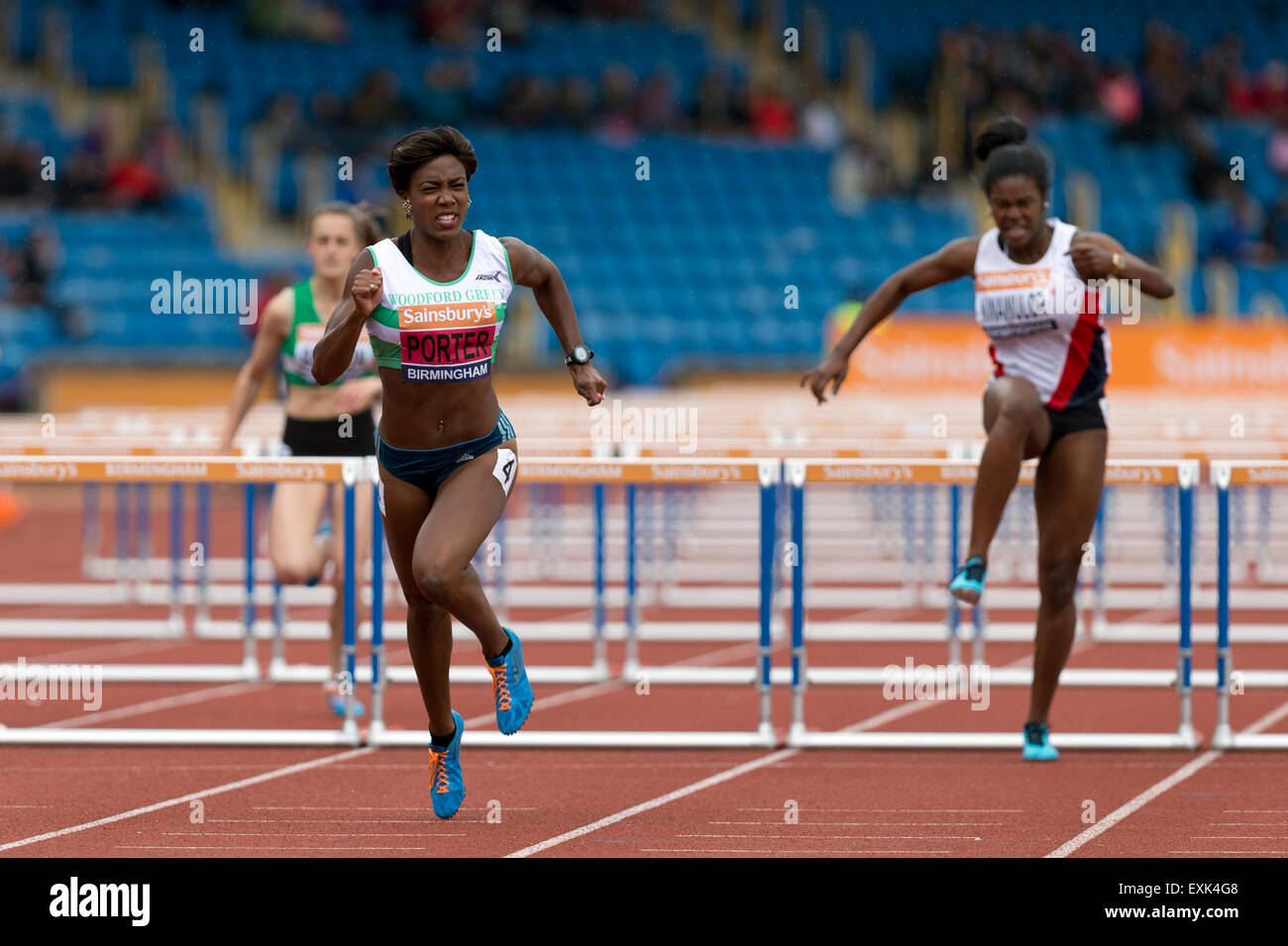 100 metres race track women hi-res stock photography and images - Alamy