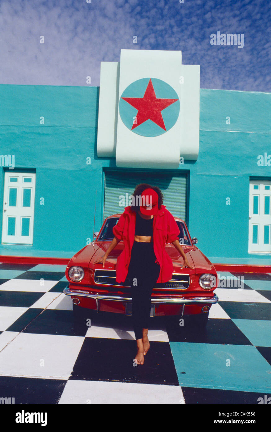 Mustang woman hi-res stock photography and images - Alamy