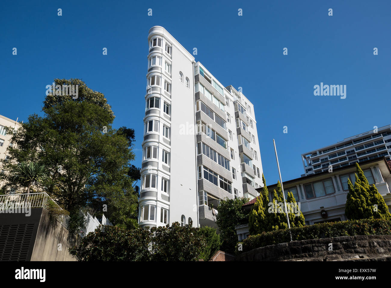 Apartment block, Potts Point, Sydney, Australia Stock Photo - Alamy