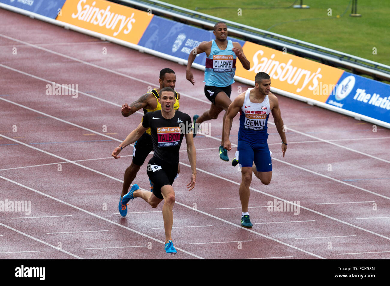 Danny TALBOT, James ELLINGTON, Adam GEMILI & Chris CLARKE Men's 200m ...