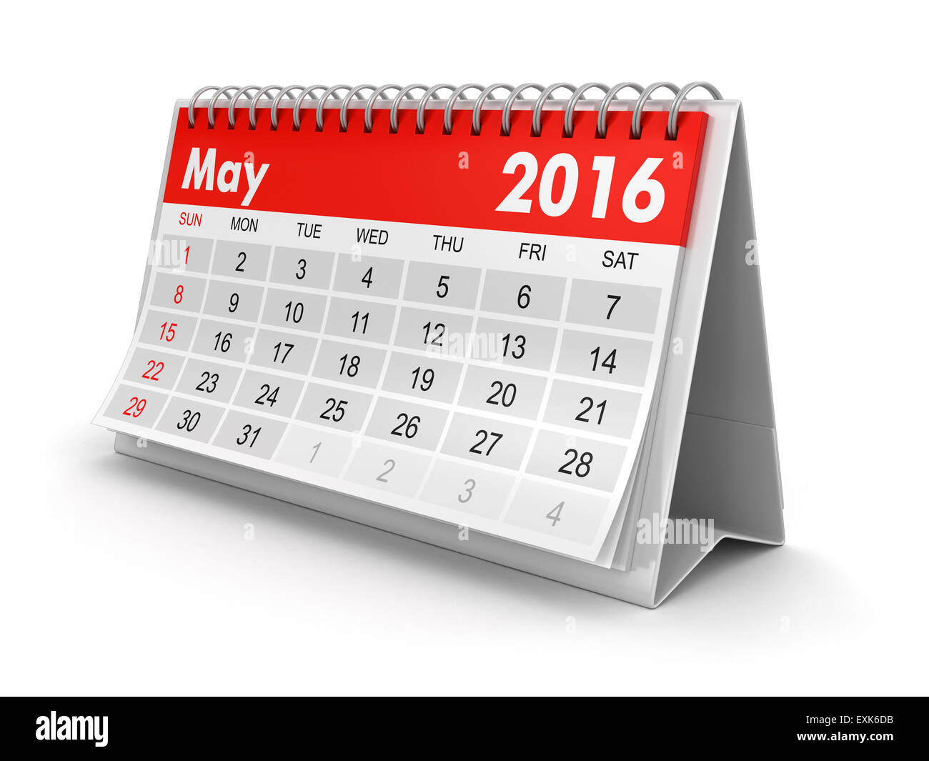 Calendar - May 2016 (clipping path included Stock Photo - Alamy