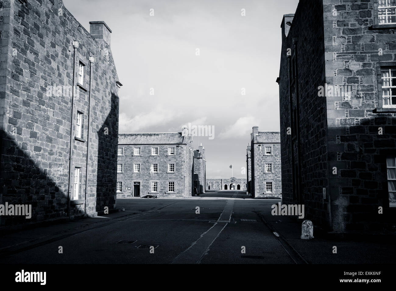 Fort George a 17th-century fortress built by the English near Inverness ...