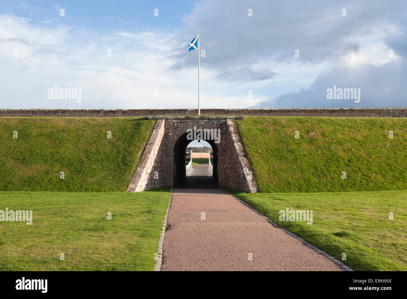 Fort George a 17th-century fortress built by the English near Inverness ...