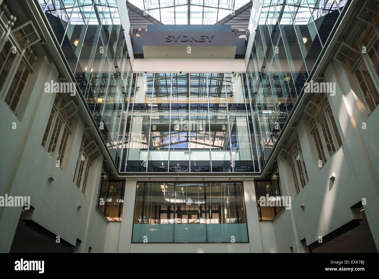 Customs House, Interior glass atrium, Sydney, Australia Stock Photo - Alamy