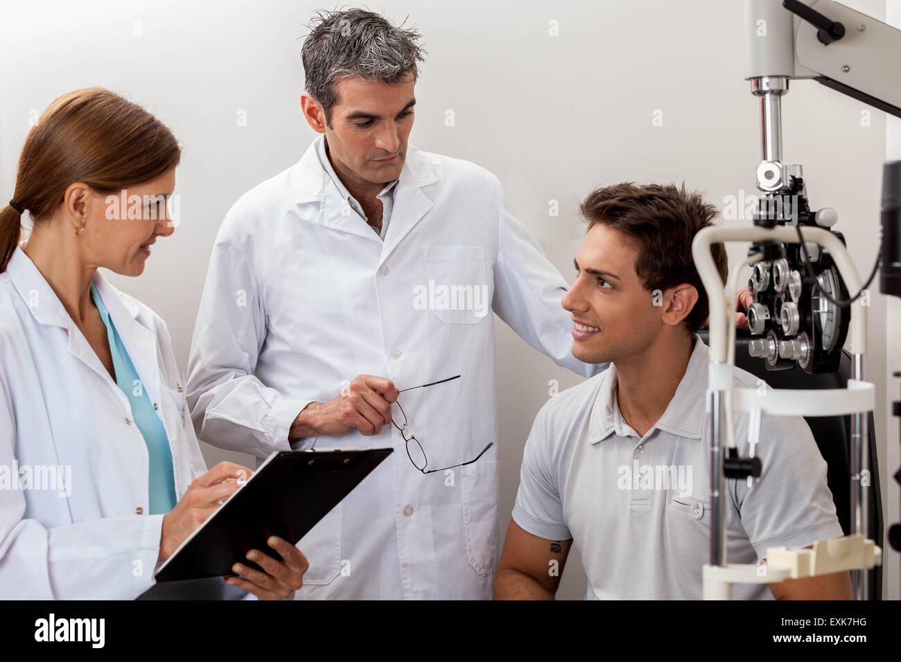 Doctor female patient model release hi-res stock photography and images ...