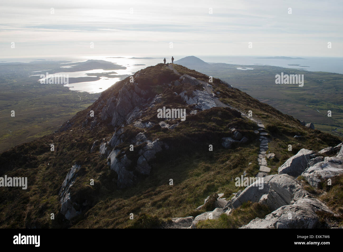 Peak of Mt. Diamond Hill, Ireland Stock Photo - Alamy