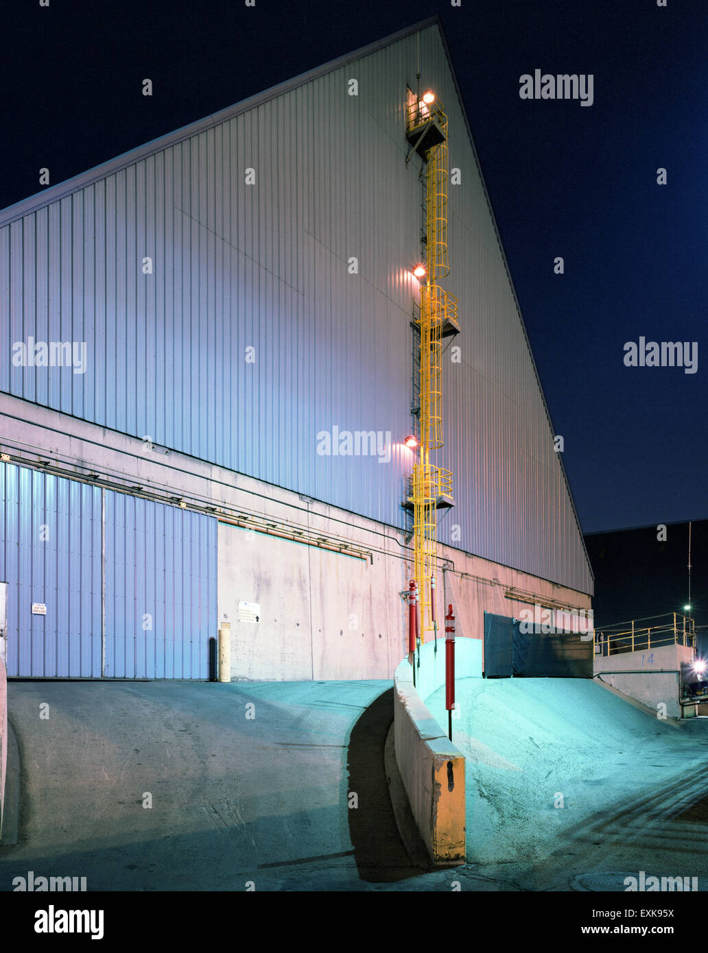 storage barn at night Stock Photo - Alamy