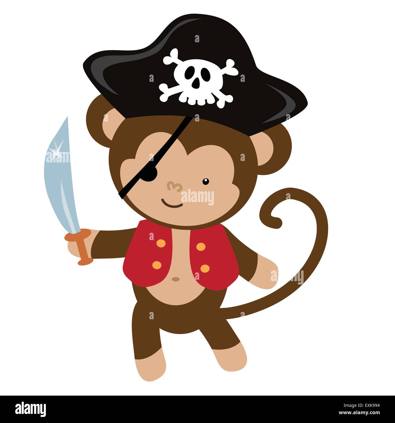 Pirate cartoon hi-res stock photography and images - Alamy