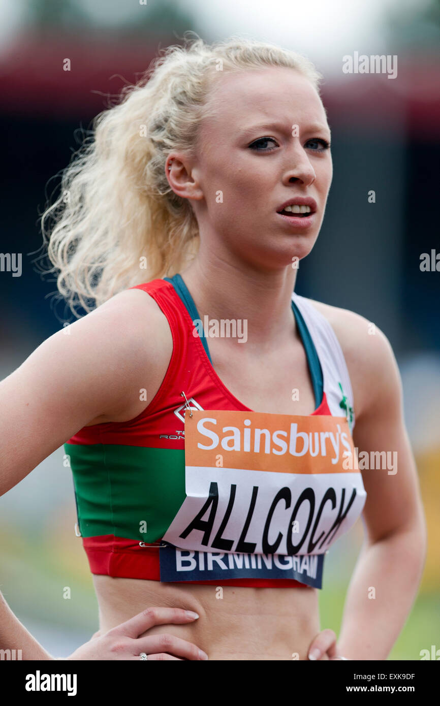 Amy ALLCOCK Women's 400m Heat 2, 2014 Sainsbury's British Championships ...