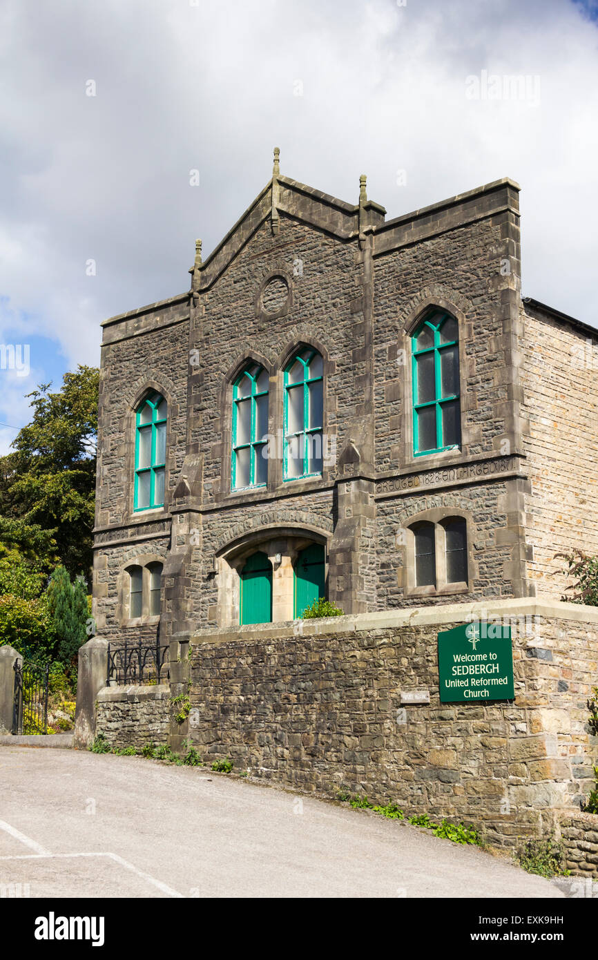 The United Reformed Church building main entrance just off Main Street ...