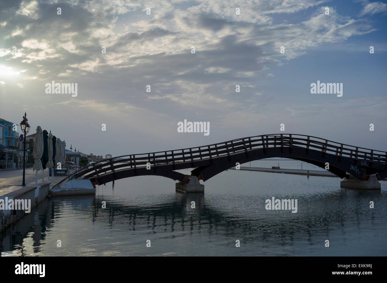 Bridge in lefkada city hi-res stock photography and images - Alamy